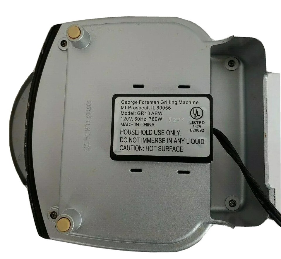 George Foreman Lean Mean Grilling Machine Model GR10ABW | eBay