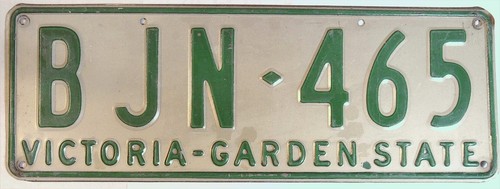 Victoria Australia Garden State License Plate Tag vintage y | eBay