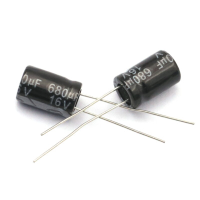 50pcs 680uF 16V 680MFD 16WV 8*12mm Aluminum Electrolytic Capacitor NEW ...