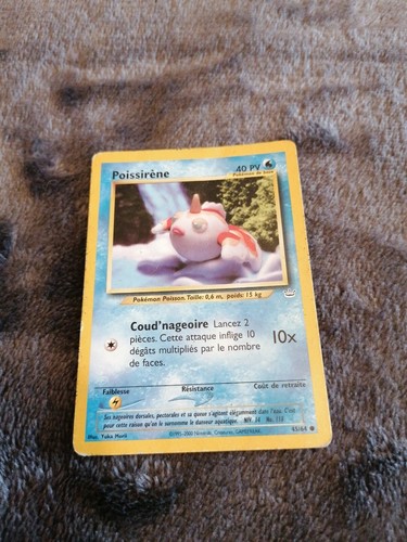 Carte Pokemon Version FR - 40pv poissirene | eBay
