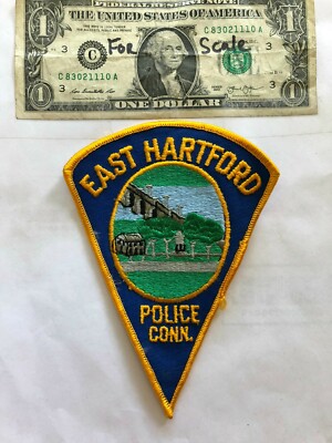 East Hartford Connecticut Police Patch Un-sewn great shape | eBay