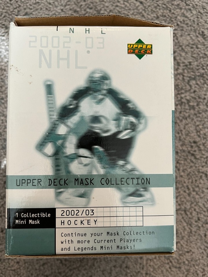 Gerry Cheevers Boston Bruins Signed Mini Mask 02-03 UD Mask Collection ...