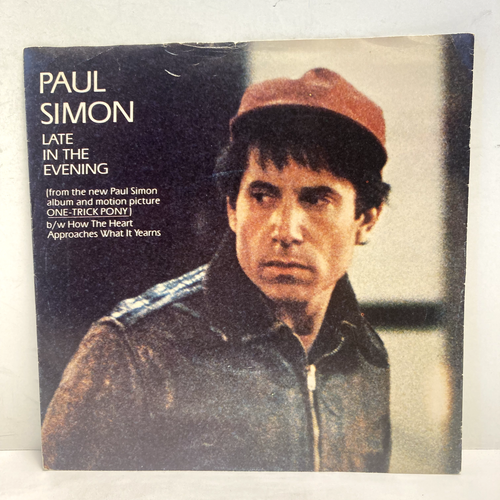 Paul Simon - Late in the Evening - 45 Picture Sleeve Only - No Record ...
