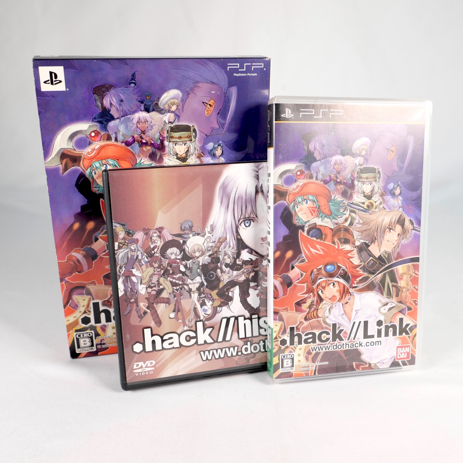 .HACK LINK Sony PSP White Zehai Houi Pack DVD Jap Japan | eBay