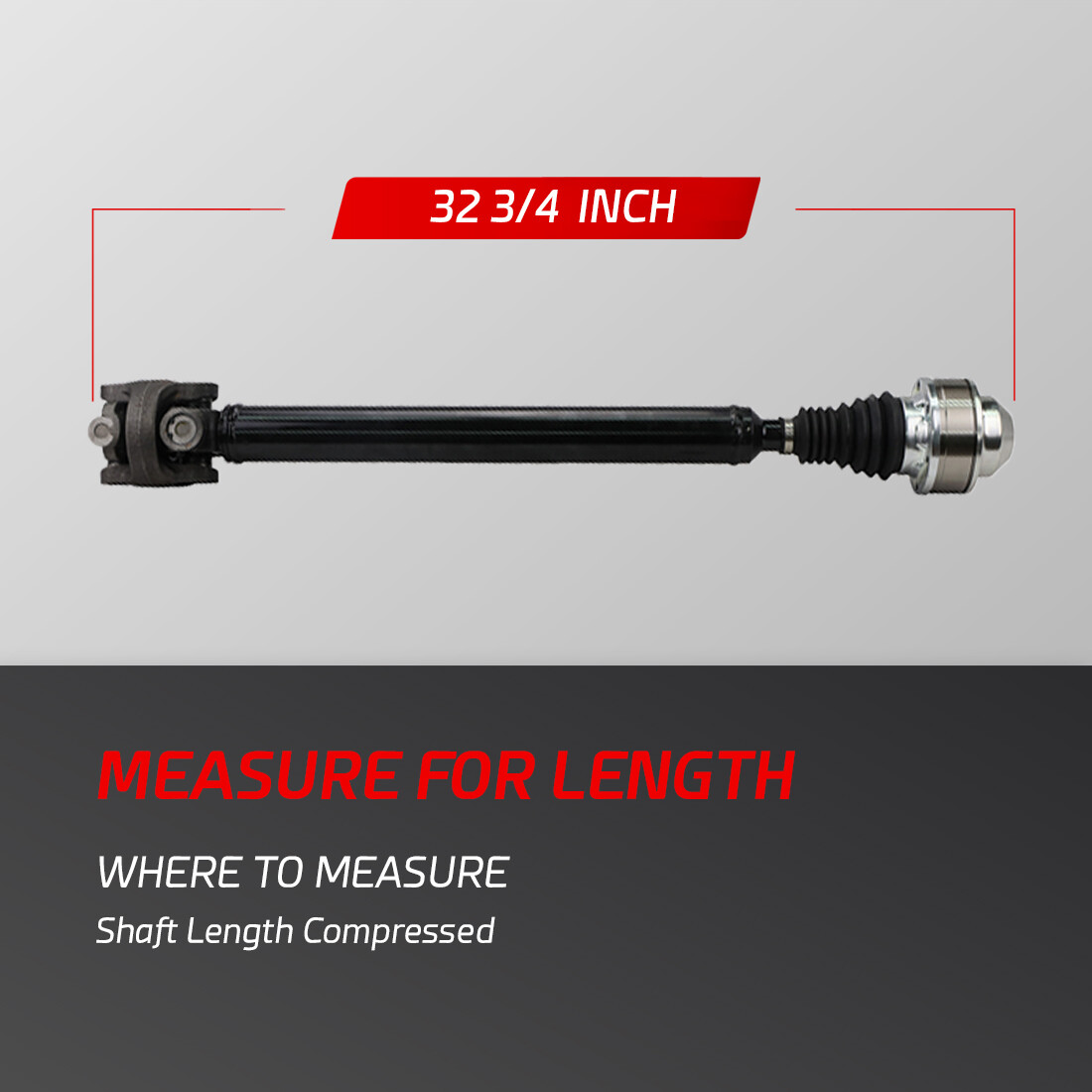 Front Driveshaft Front Drive Shaft Assembly For Ford F-350 1989-1994 5 ...