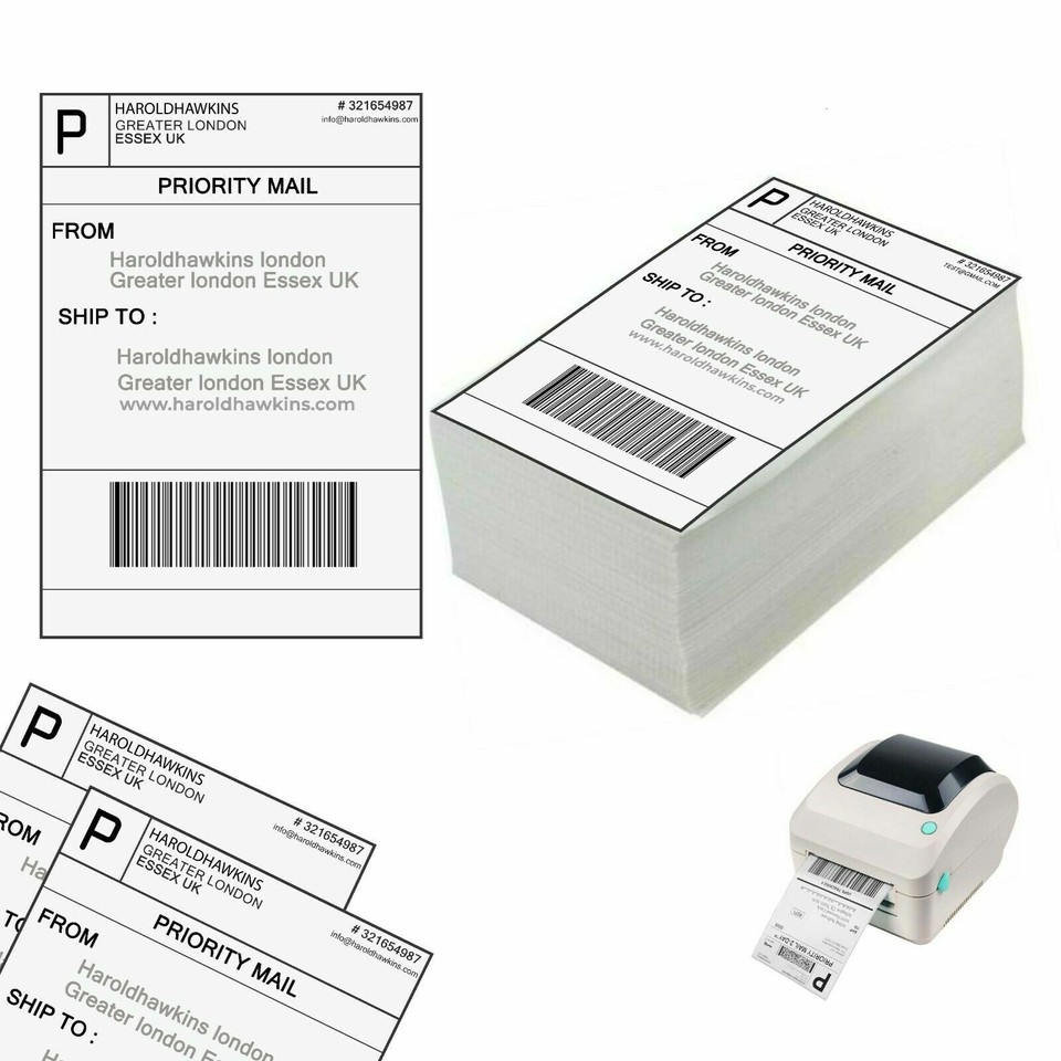 Royal Mail Thermal Labels 4x6 Inch RMEvri Printer Labels BPA Free 500 ...