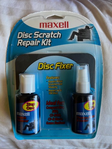 MAXELL Disc Scratch Repair Kit CD-335 CD DVD Video Games REMOVE ...