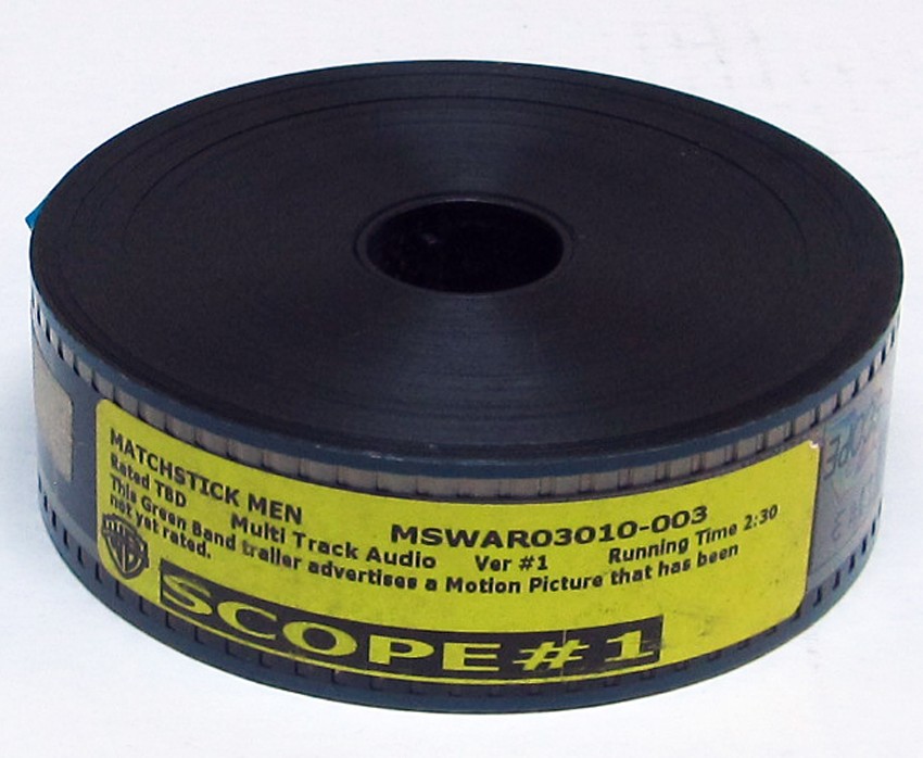 MATCHSTICK MEN great SCOPE movie trailer on 35mm film 2003 (ro291) | eBay