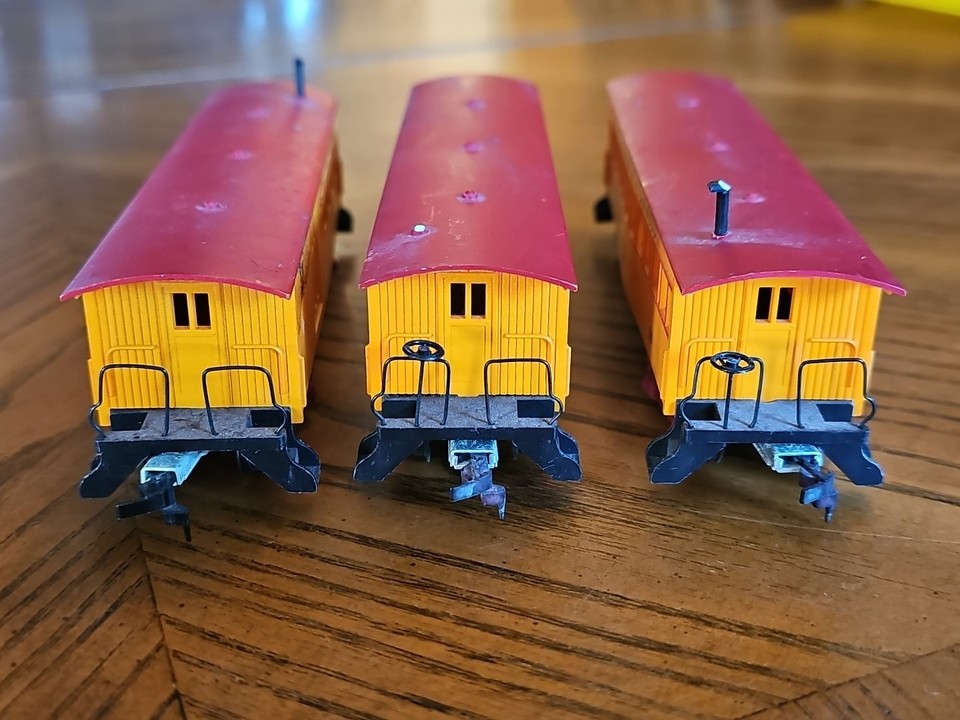 3 MANTUA TYCO WESTERN & ATLANTIC Old Time Coach PASSENGER CARS | eBay