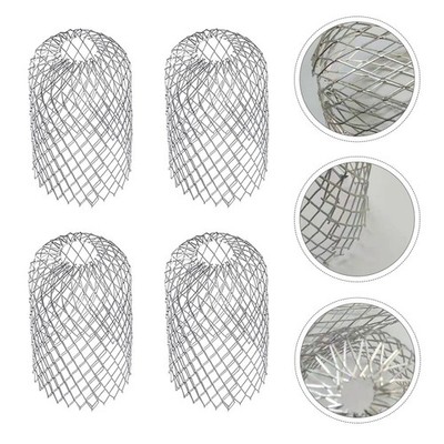 4 Pcs Gutters Strainer Downspouts Guard Aluminum Leaf Filter Mesh ...