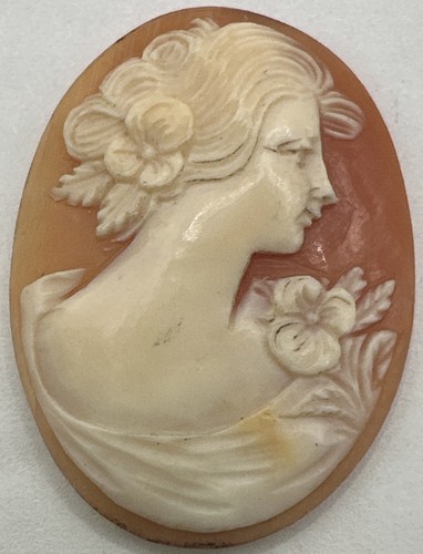 Antique Carved Loose Cameo Shell Of Woman’s Side Profile(4.44gr) | eBay