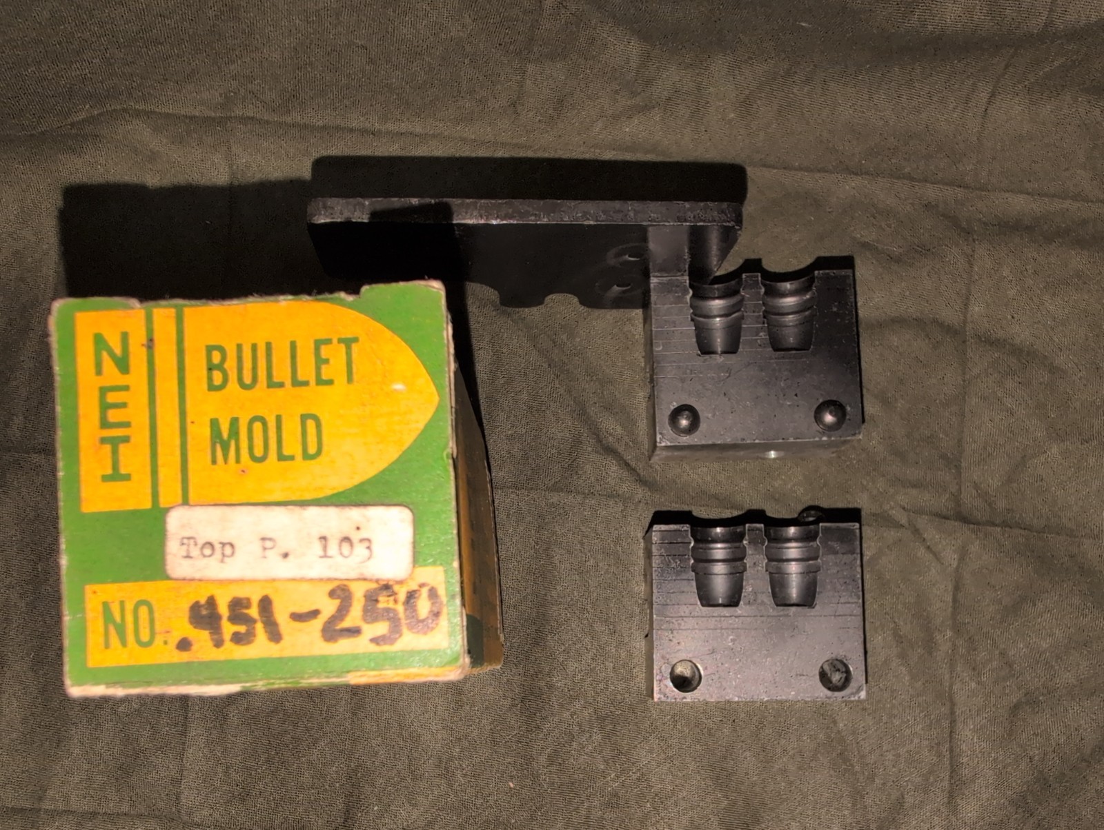 NEI 250.451 Double Cavity Bullet Mold Lead Bullet Casting Mould | eBay