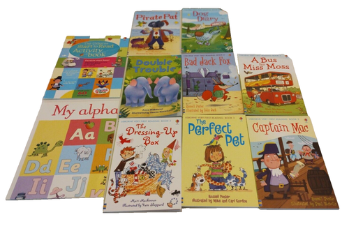 The Usborne Start to Read Pack 8 Reading Books With Activity Book ...