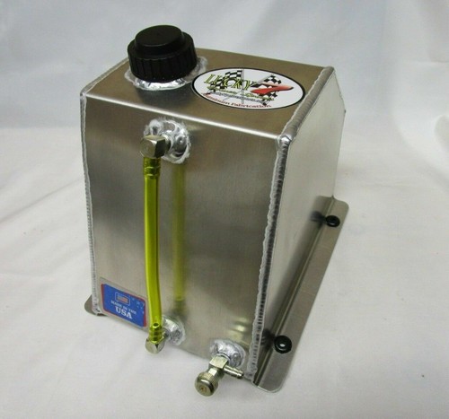 5 QT Aluminum Sprint Fuel Gas Tank Cell Go Kart Cart Snowmble Flat ...
