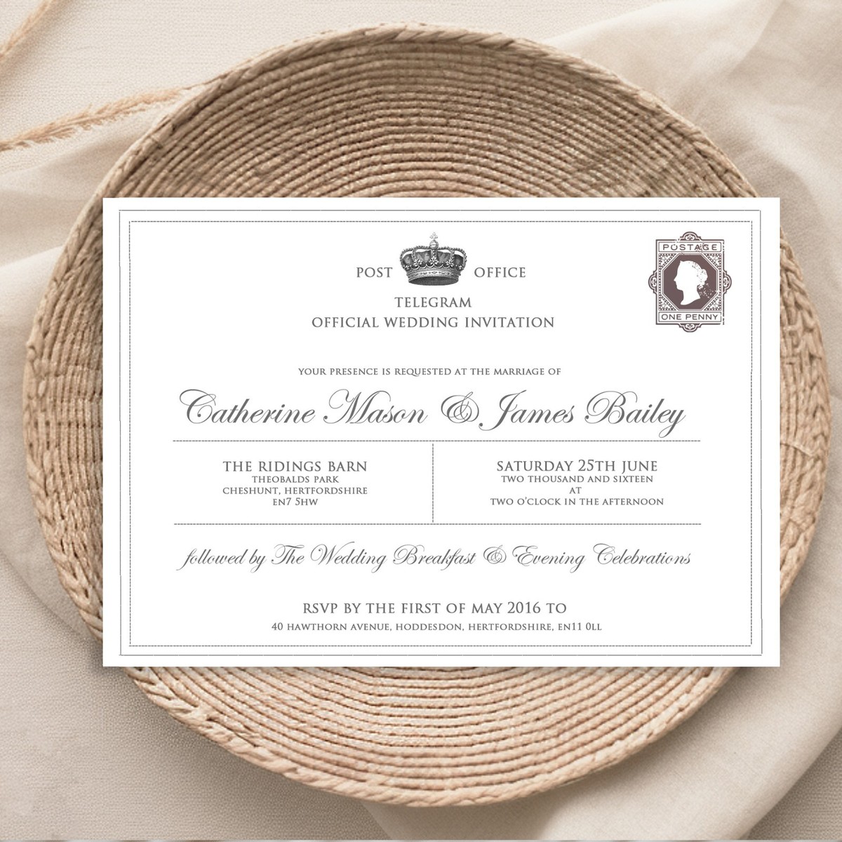 Telegram Wedding Invitation