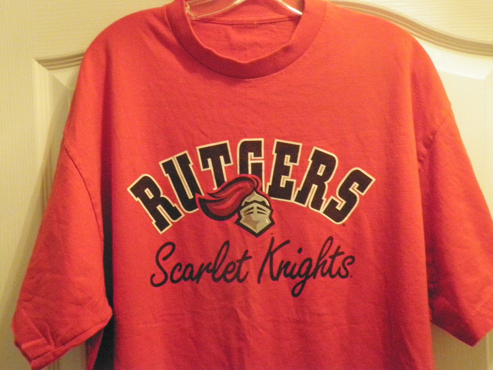 RUTGERS UNIVERSITY Scarlet Knights Men's T-shirt ~ 2XL, Red, SS | eBay