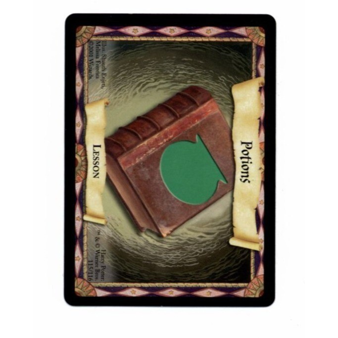 Potion Lesson 115/116 Harry Potter Trading Card Game 2001 Base Set | eBay