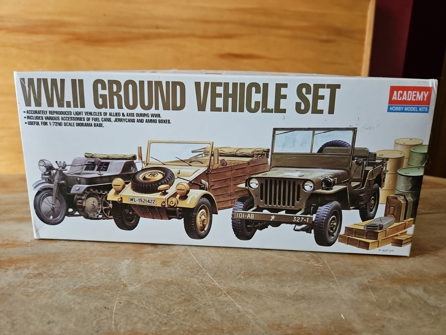 Academy WWII Ground Vehicle Set 1/72 Model Kit 1310 NEW IN BOX | eBay