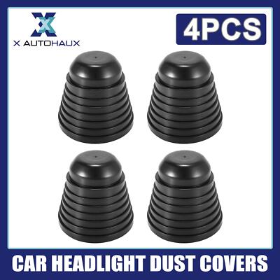 4Pcs 60mm 70mm 75mm 80mm 85mm 90mm 95mm Car LED Headlight Dust Cap ...
