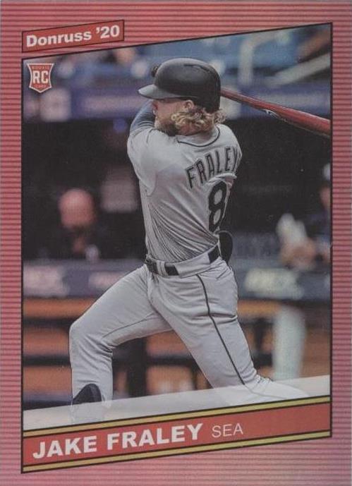 2020 Panini Donruss - Retro 1986 Jake Fraley #246 Holo Red (RC) for ...