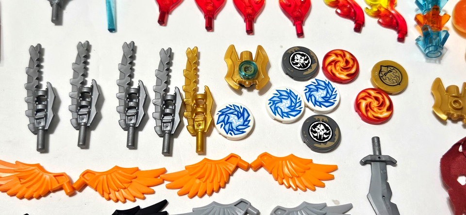 Lego Chima Minifigure Lot Minifigures Weapons Masks Accessories | eBay