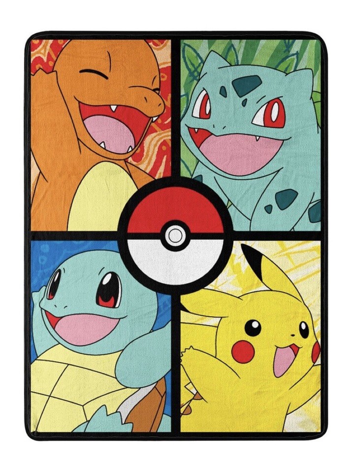 Pokemon Throw Blanket 46 x 60 Inches | eBay