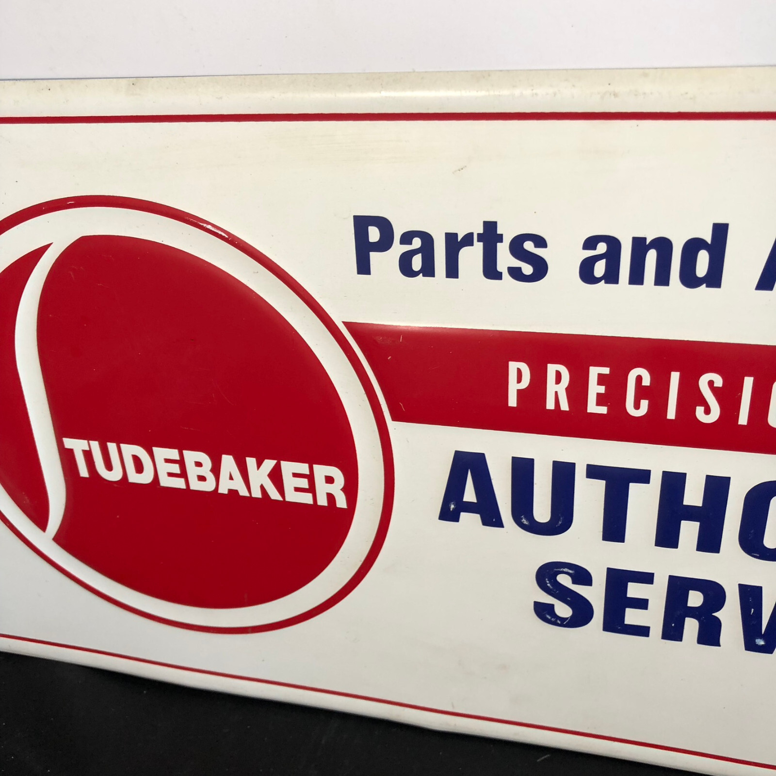 STUDEBAKER Metal Sign AUTHORIZED SERVICE PARTS AND ACCESSORIES ...