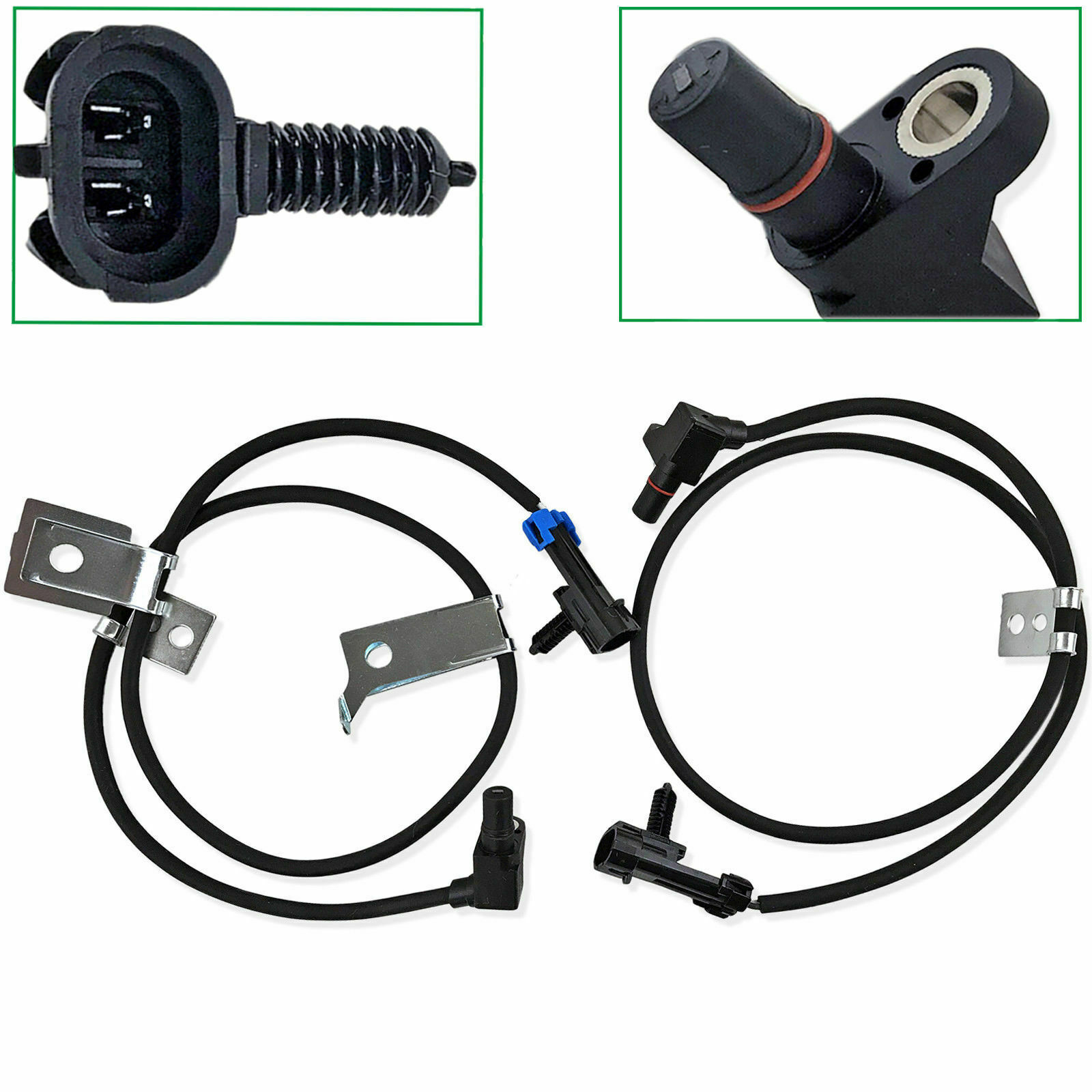 SET (2) Front Left & Right ABS Wheel Speed Sensor Chevrolet Silverado ...