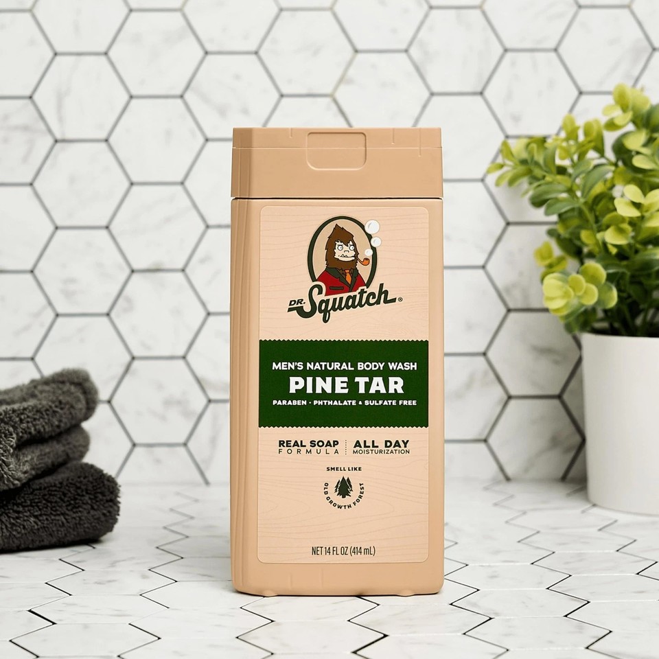 Dr. Squatch NEW Body Wash for Men with Nourishing, Natural Ingredients ...