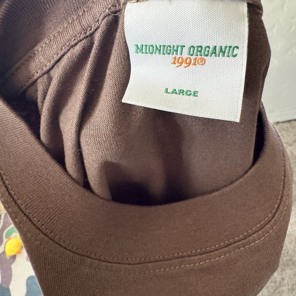 Midnight Organic Larry June NUMBERS T-Shirt Size Large Brand New! | eBay