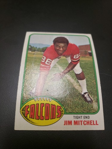 1976 Topps #276 Jim Mitchell Atlanta Falcons NFL Vintage Football Card ...