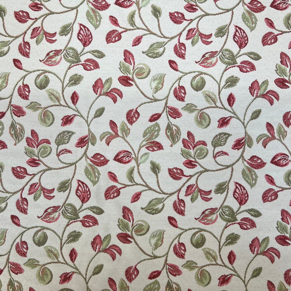 1.8 Metres iLiv Clarice Cherry Embroidered Fabric Curtain Upholstery ...