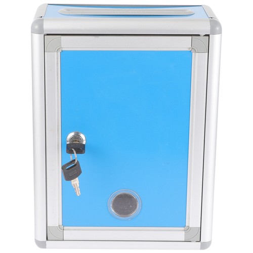 Wall-mounted Suggestion Box Office Security Lock Lockable Mailbox | eBay