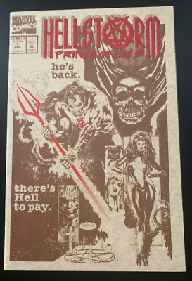 Hellstorm #1 (1993 Marvel) [VF/NM] Parchment cover, key Son of Satan HULU series | eBay