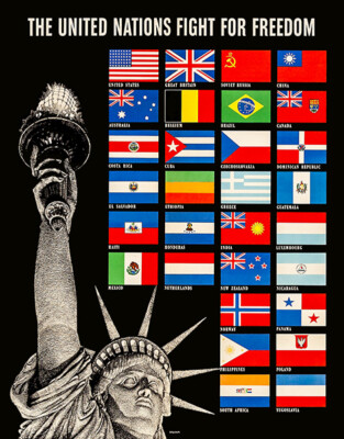The United Nations Fight For Freedom - 1942 - World War II - Propaganda ...