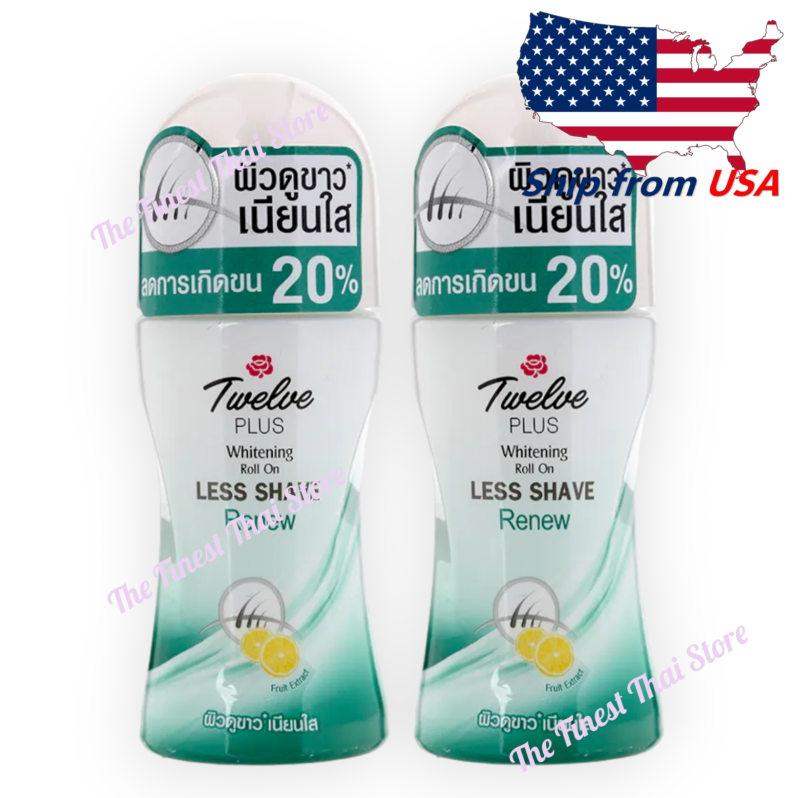 Twelve Plus Whitening Less Shave Roll On : Renew 12 Plus Roll On - 45 ...