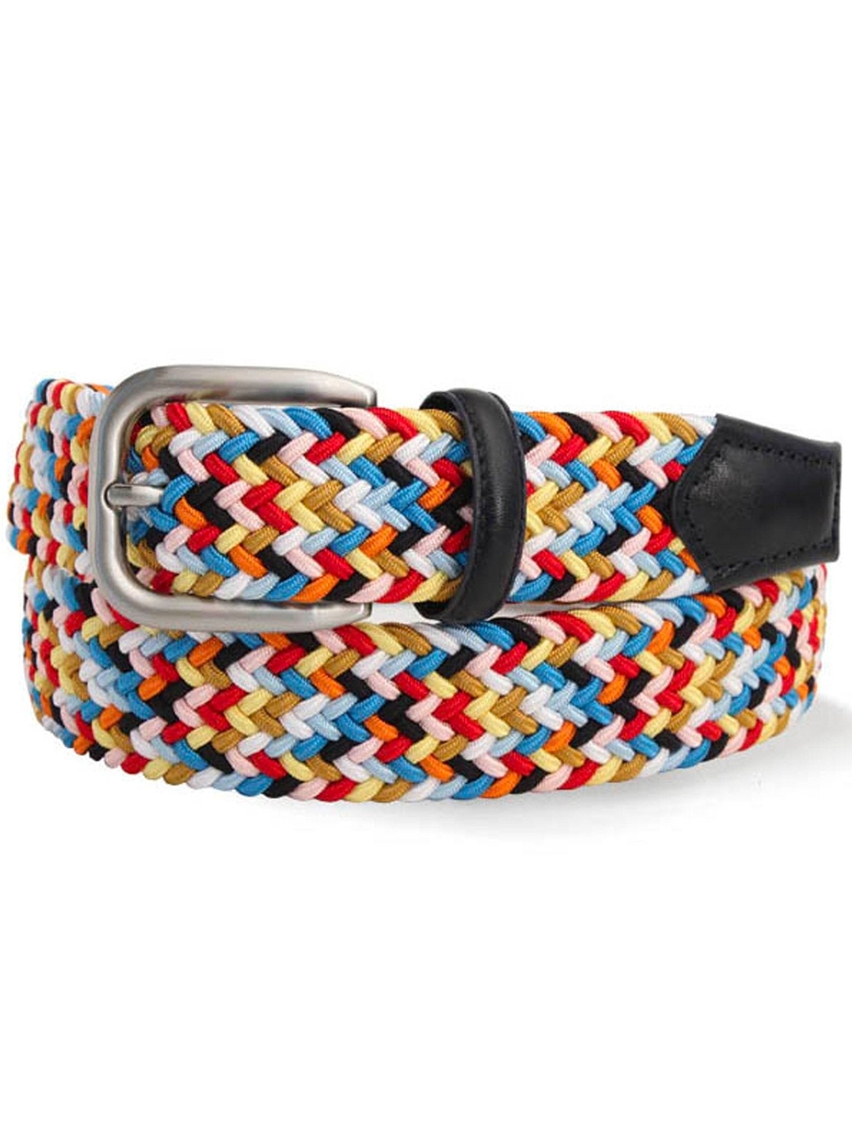 Robert Charles Belts - 1005 Cotton Blend Leather Mens belt Multi - 35mm ...