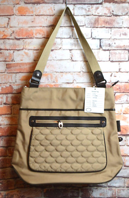 Mosey Life by Baggallini Tote Flap Working Tote/Bag (Sand) NEW | eBay