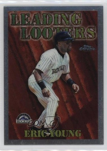 1997 Topps Chrome Season's Best Leading Looters Eric Young #SB24 | eBay