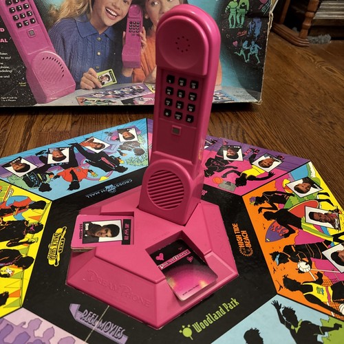 VINTAGE 1991 Electronic Dream Phone Board Game Milton Bradley Works ...