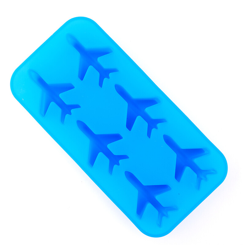 Silicone 3d Airplane Shape Ice Cube Ball Mold Ice Cream Maker Chocolate ...