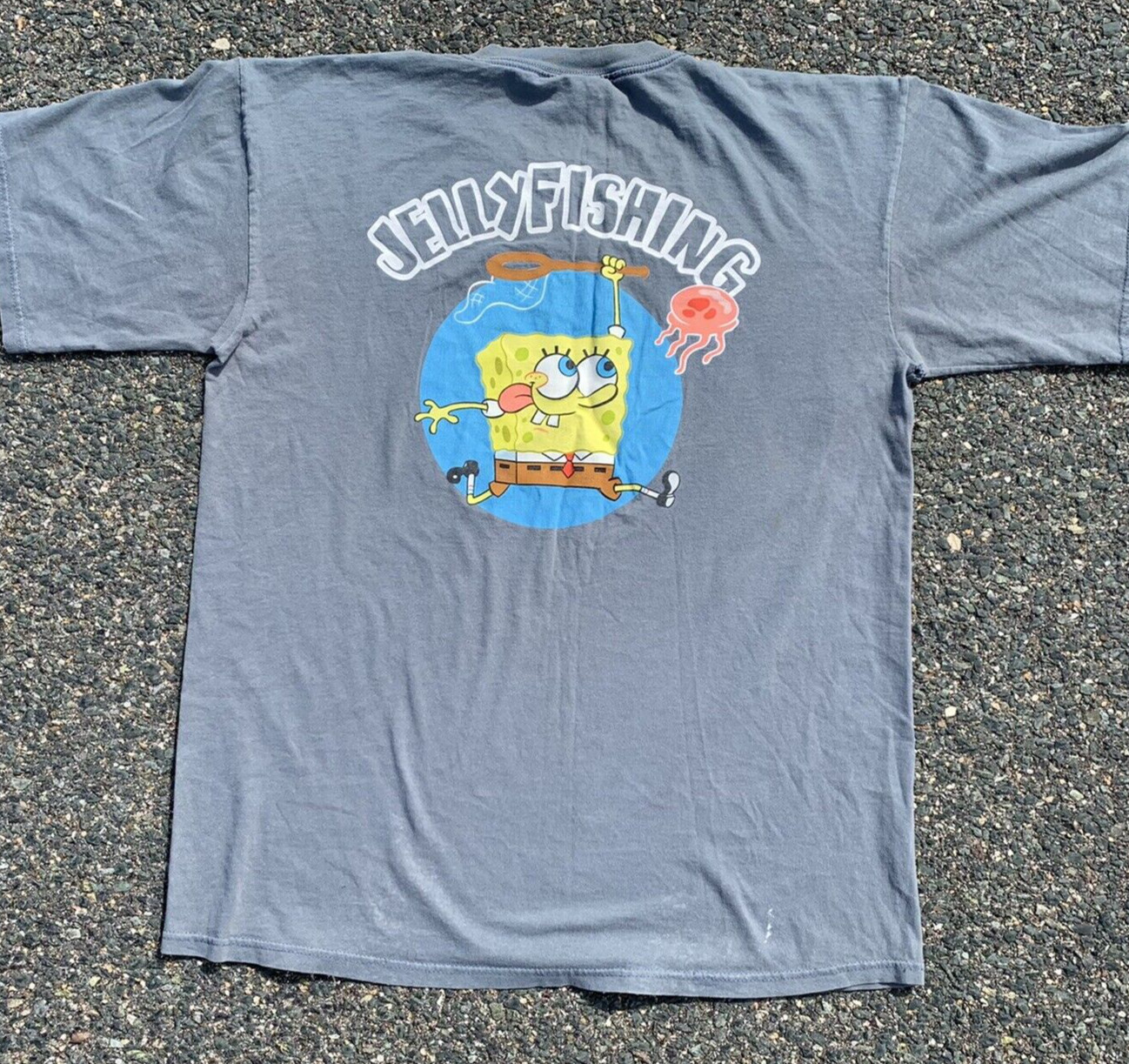 Vintage Spongebob Sqaurepants Nickelodeon 2001 Y2K T … - Gem