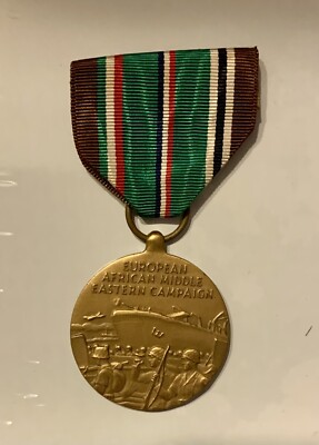 World War Two -European - African Middle Eastern Campaign Medal -EAME ...