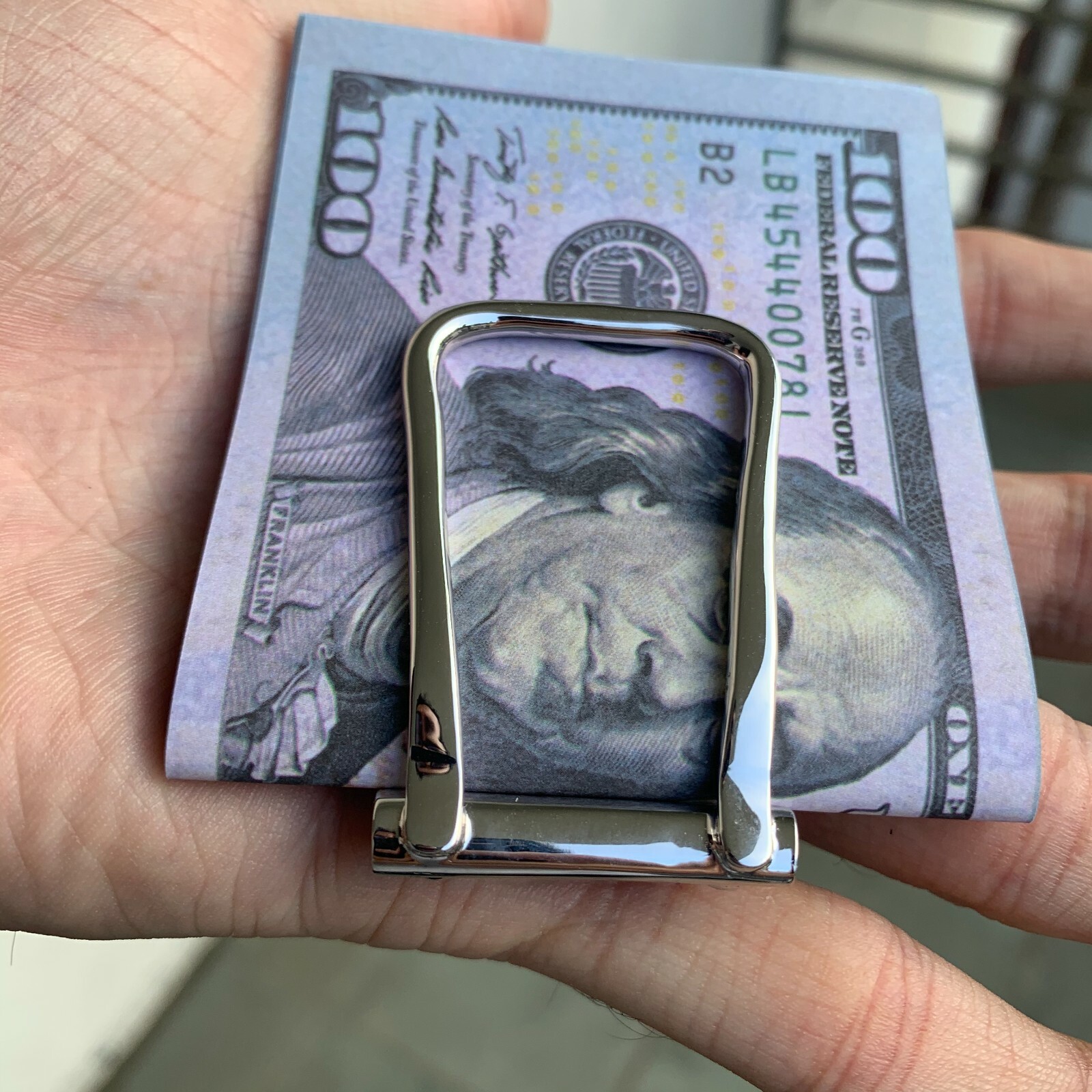 Solid Platinum and Diamond Money Clip Mens, Perfect Gift | eBay