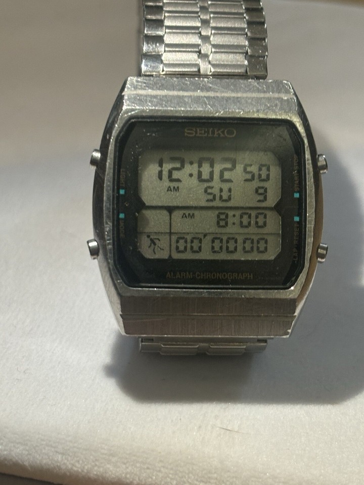 Seiko Running Man A714-5050 Rare Nice Watch Men’s Vintage | eBay
