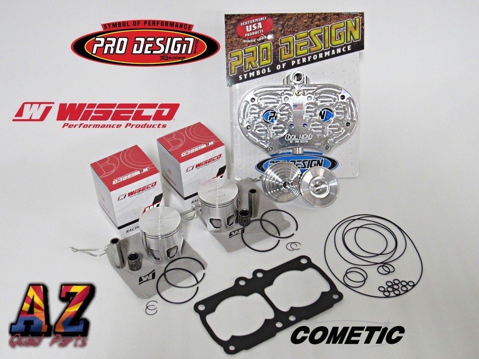 Banshee Athena 68mm Big Bore 421 Stroker Hotrods Crank Pistons Pro Head ...