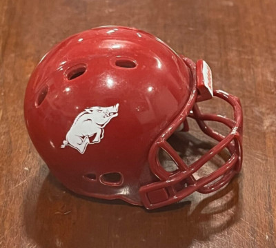 Riddell pocket pro football helmet Arkansas Razorbacks REVOLUTION red ...