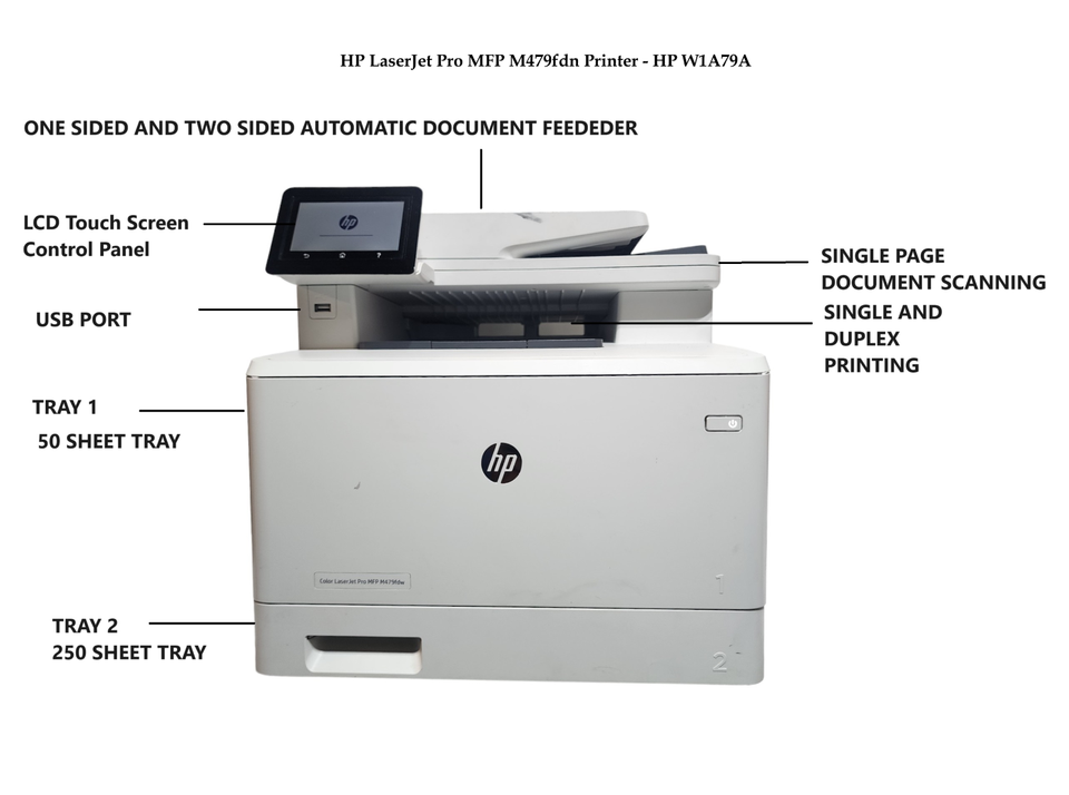 HP M479fdw Color Laser MFP | Duplex | Scan Copy Fax | Wireless & Net HP ...