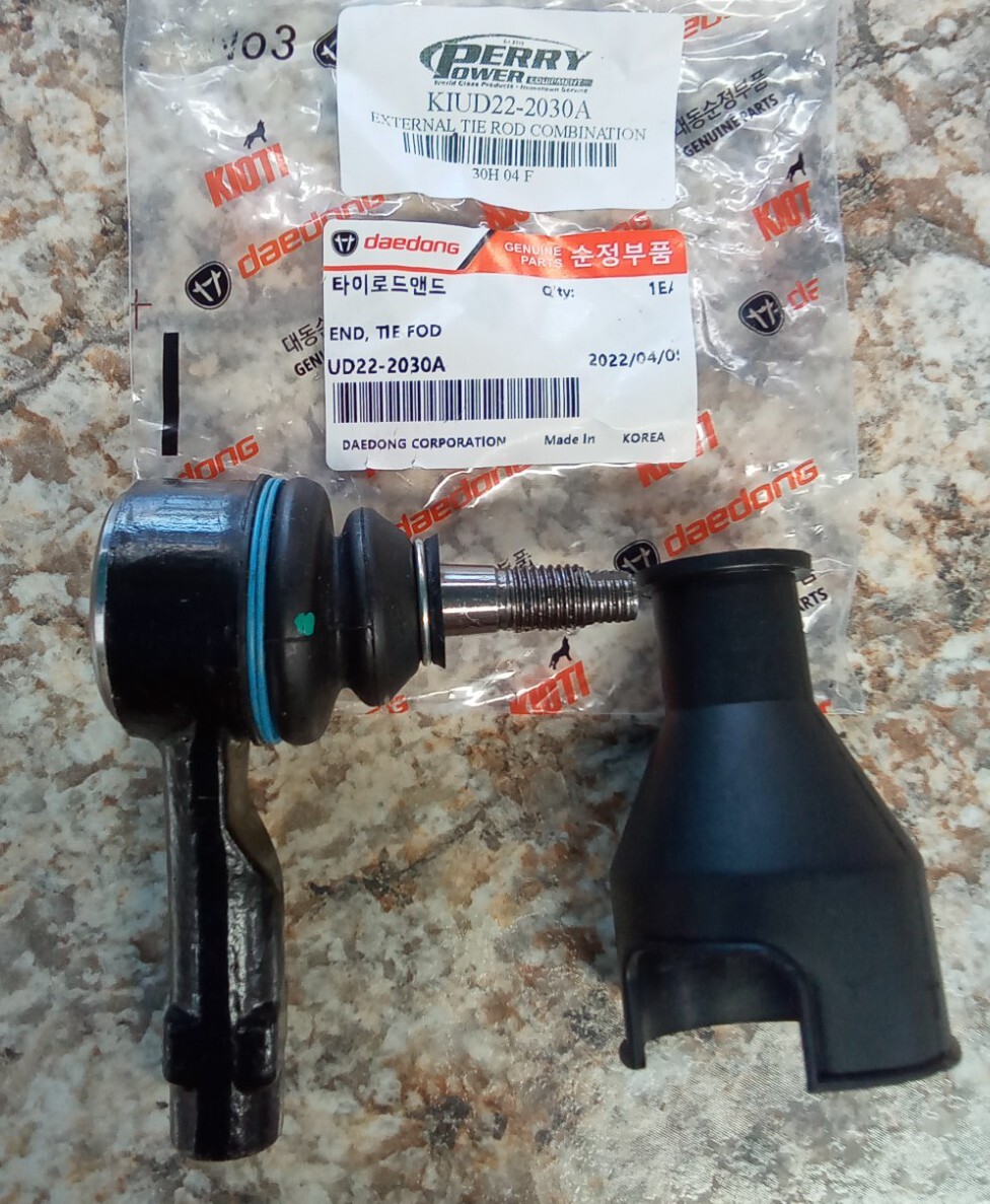 New Genuine KIOTI UD22-2030A Steering tie rod end assembly for Mechron ...