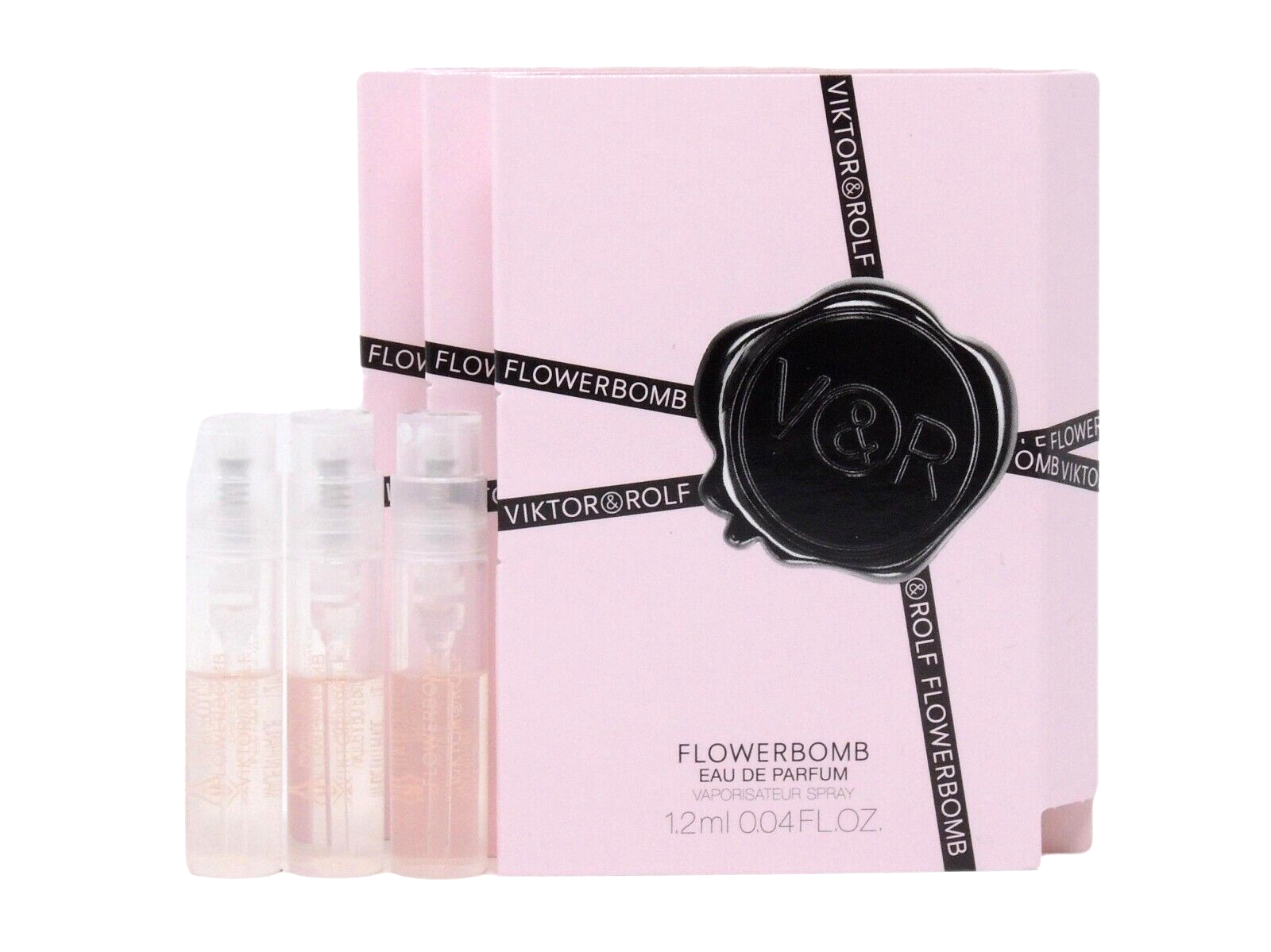 V&R VIKTOR & ROLF FLOWERBOMB EDP 1.2ml .04fl oz x 3 PERFUME SPRAY ...